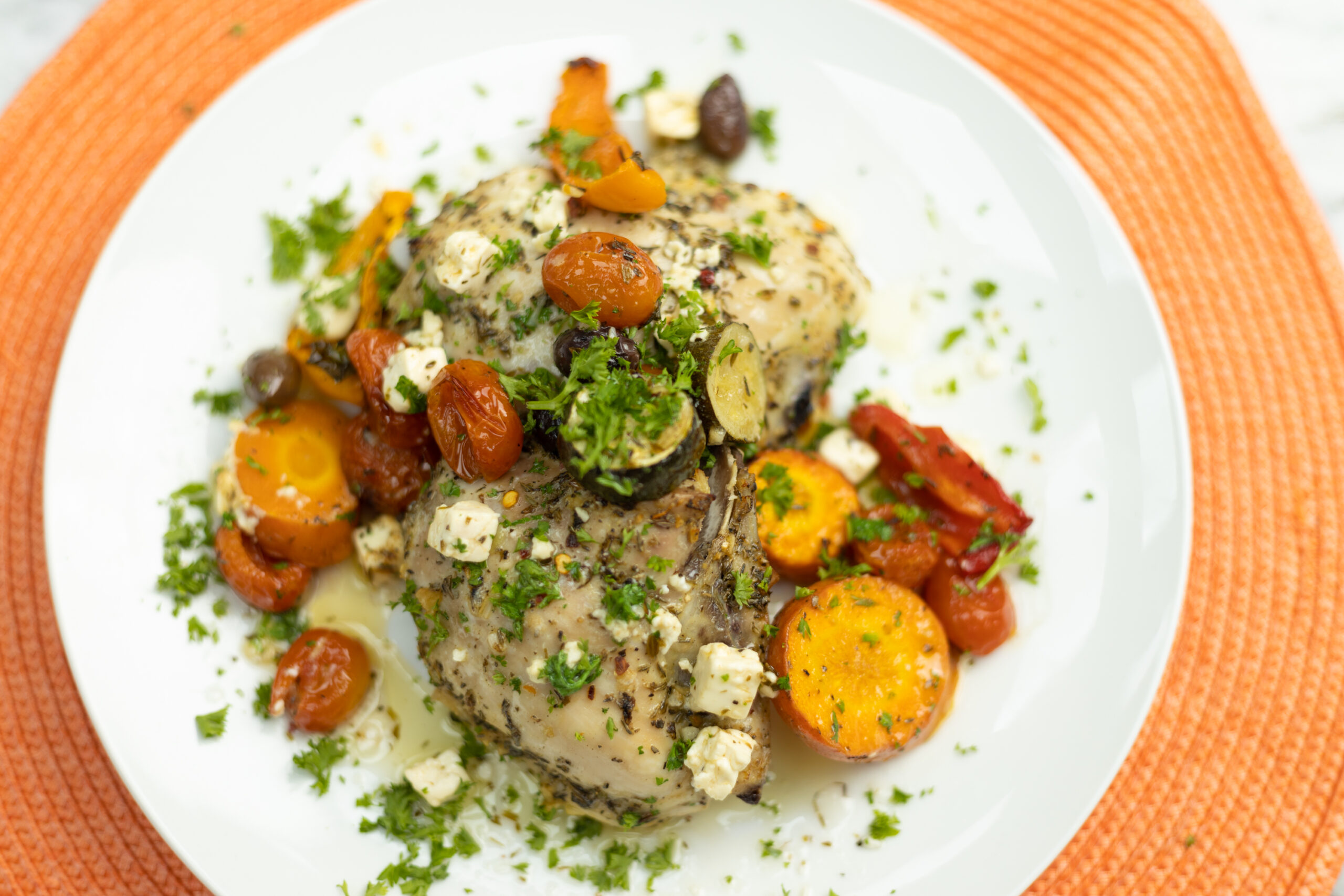 Pollo estilo griego - Buenos Sabores