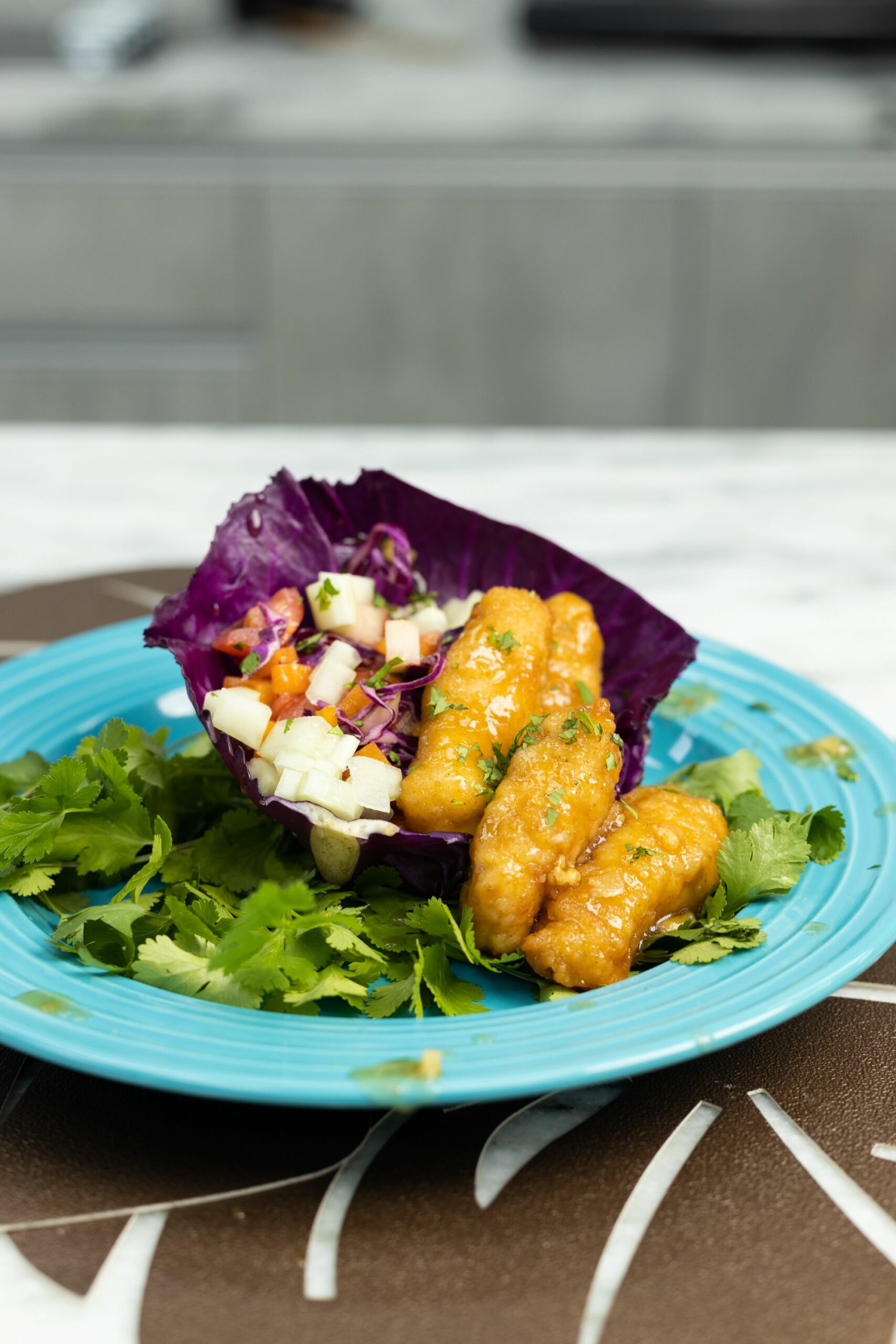 Bowl asiático de pollo en salsa de ajo dulce - Recetas Deliciosas ...