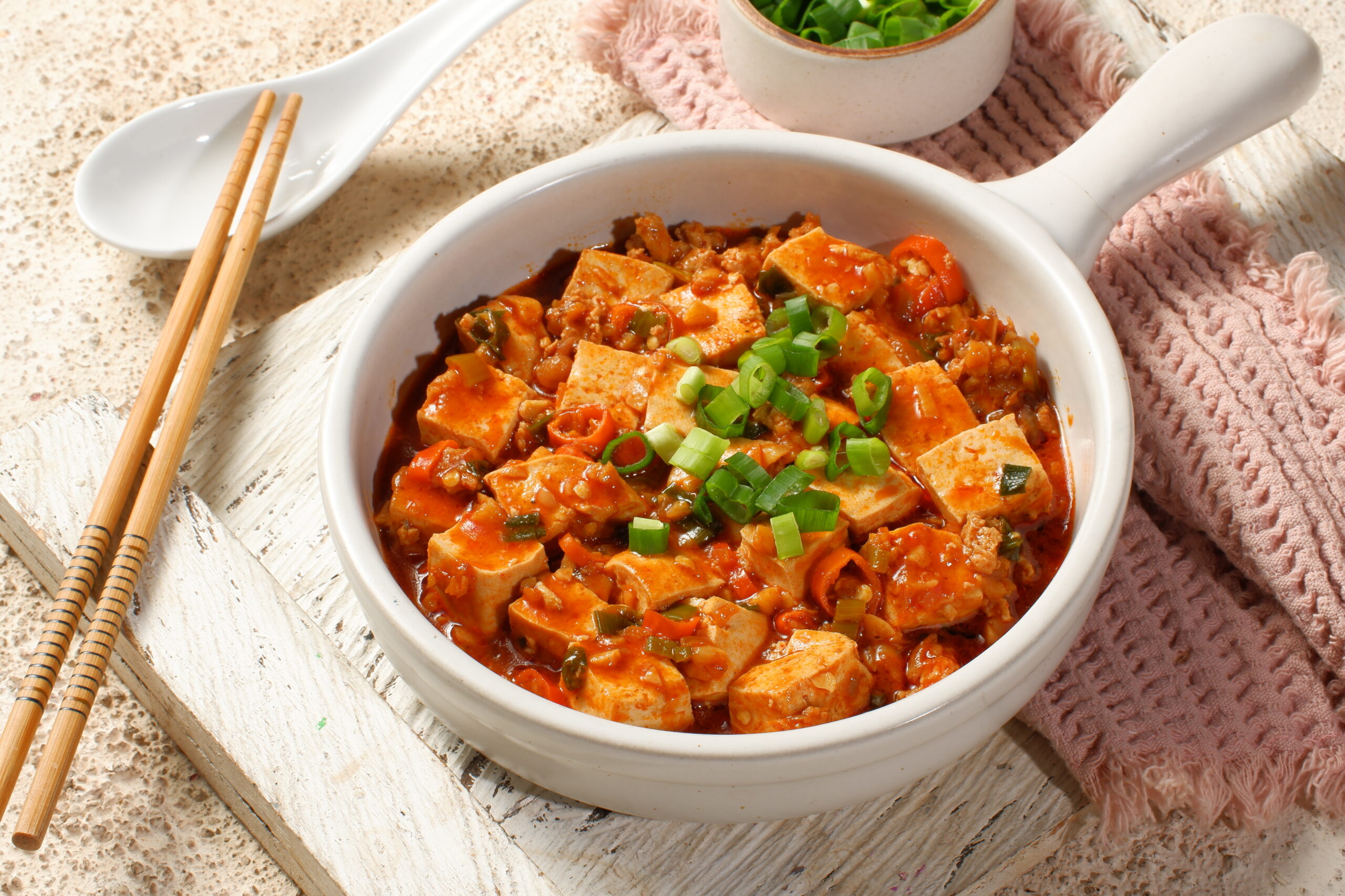 Mapo tofu o tofu picante chino - Buenos Sabores